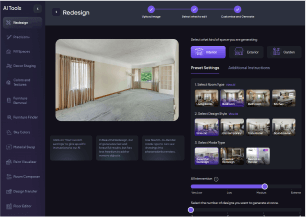 HomeDesignsAI - Instantly redesign any house with AI
